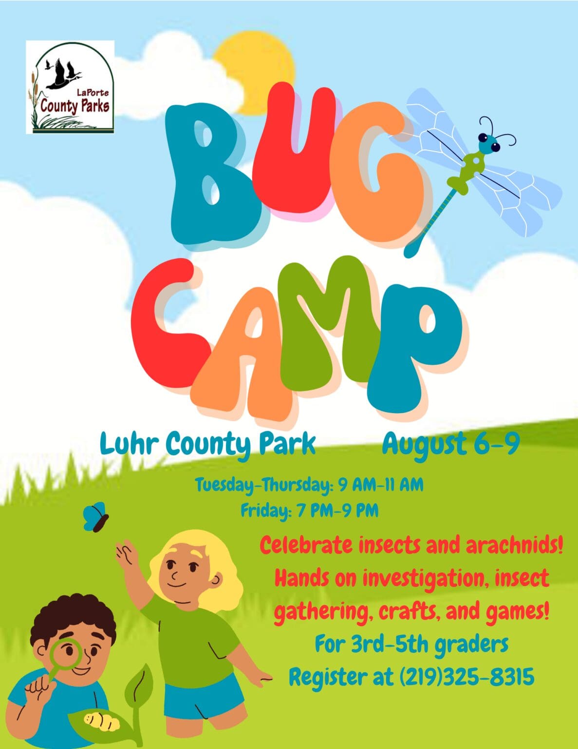 Bug Camp - La Porte County Parks Department